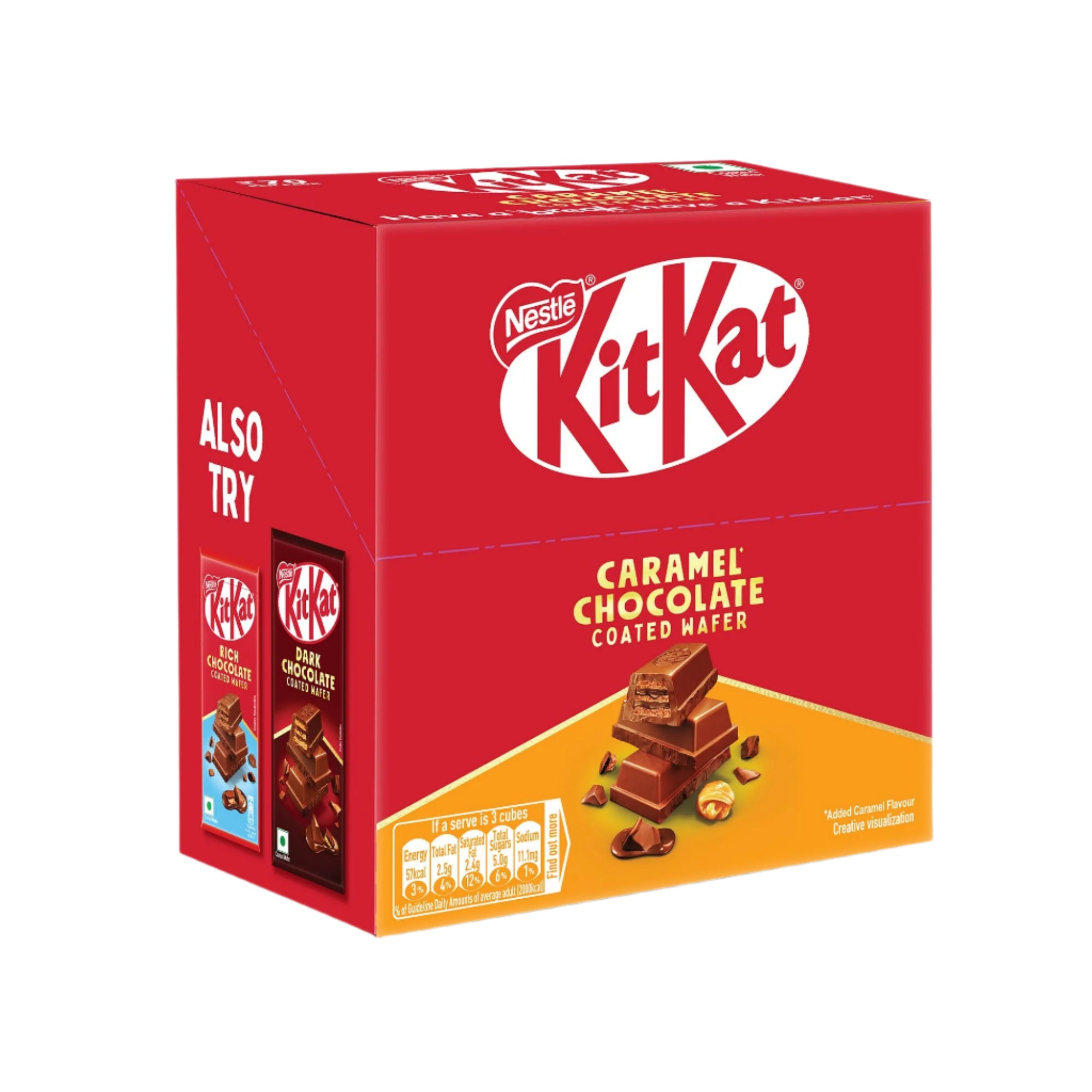 Kitkat Caramel Chocolate Coated Wafer (12 Units X 50G) – Zoom-X International