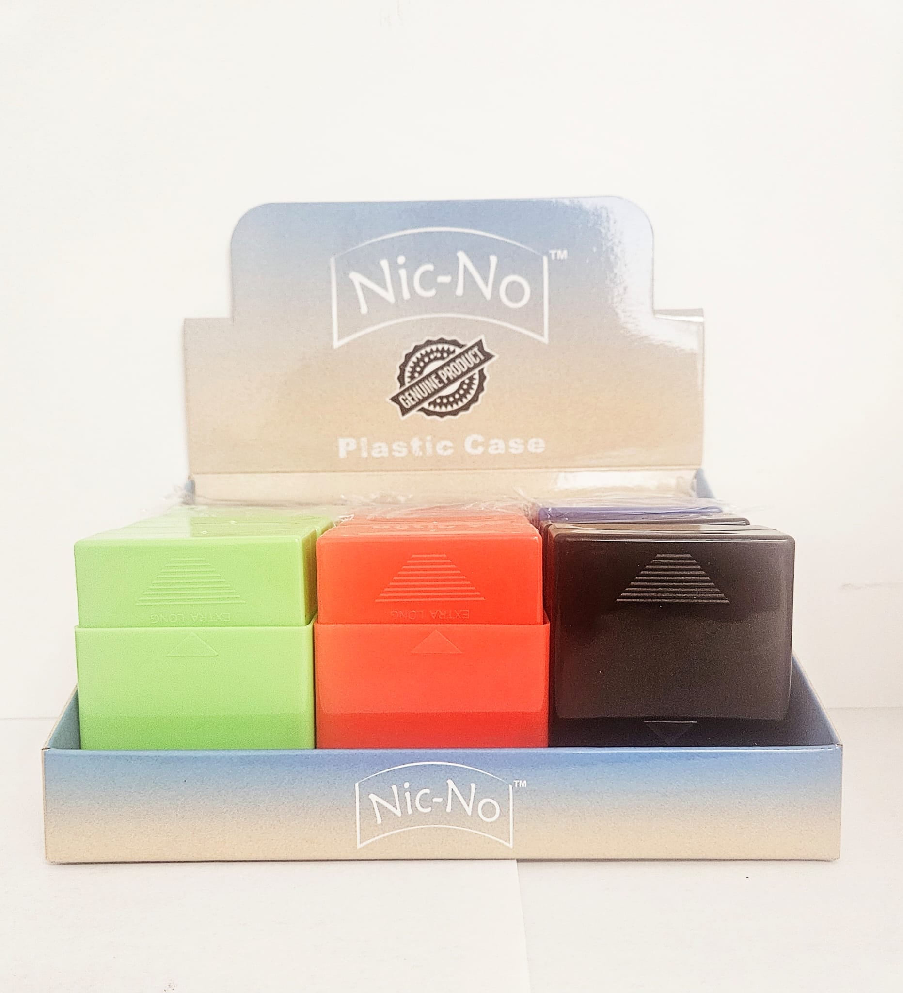 CIGARETTE PLASTIC BOX 2 in 1 SOLID COLOUR (12 Units) $1.50 Each S-4021 ...