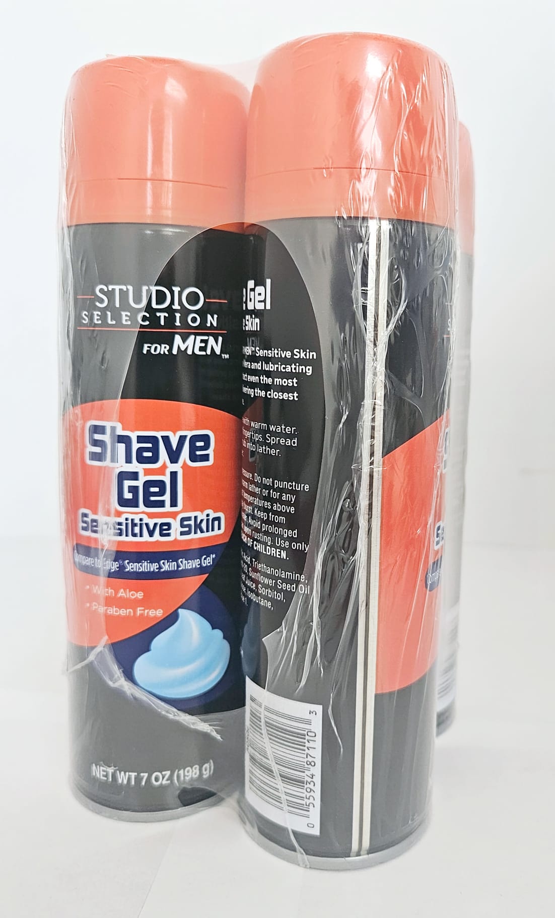 Shave Gel Sensitive Skin Studio Selection For Men (198 g) $1.99 ( Pack ...