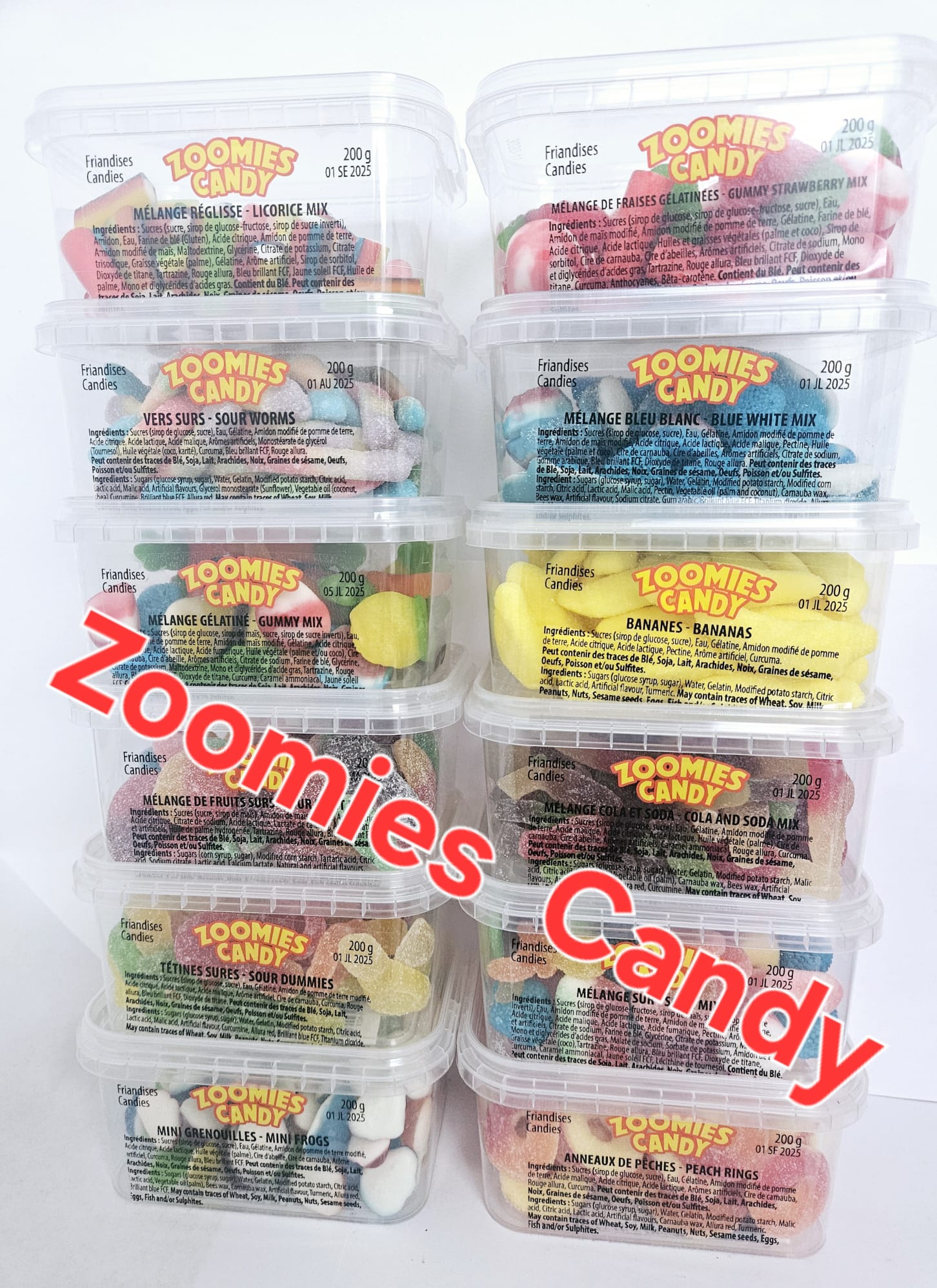 Zoomies Candy Box (Friandises Candies) 200 g – Zoom-X International