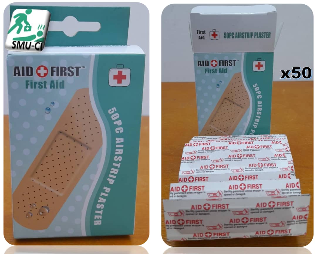 First Aid 50pc Airstrip Plaster – Zoom-X International