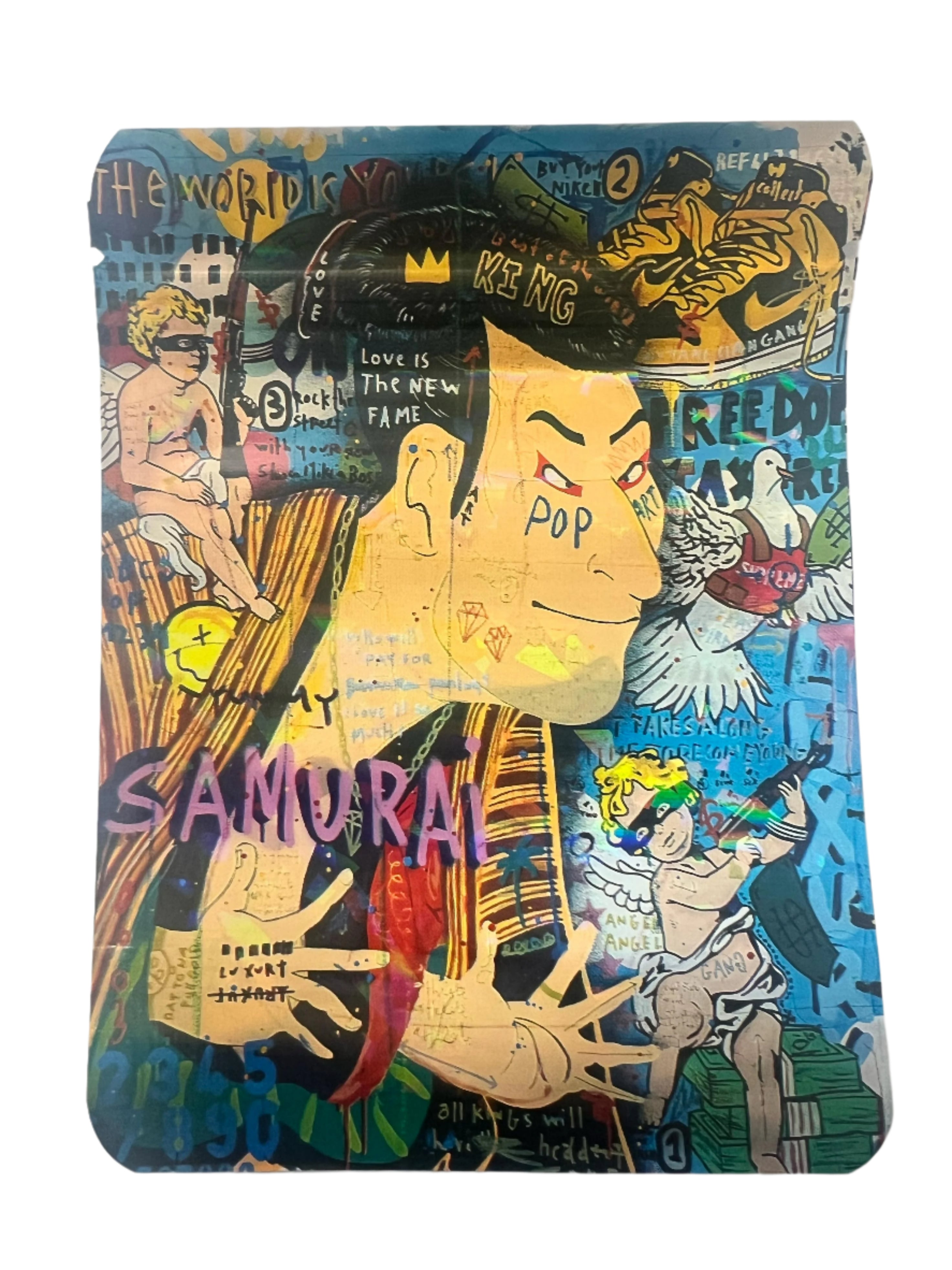 Ziplock Mylar Aluminum Foil Bags Runtz Print Net Wt 3.5g (Pack of 50Pc ...