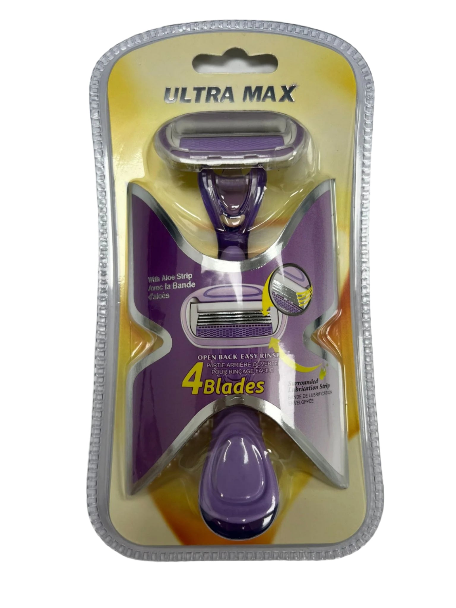 Ultra Max 4 Blades Razor With Aloe Strip (10066) – Zoom-X International