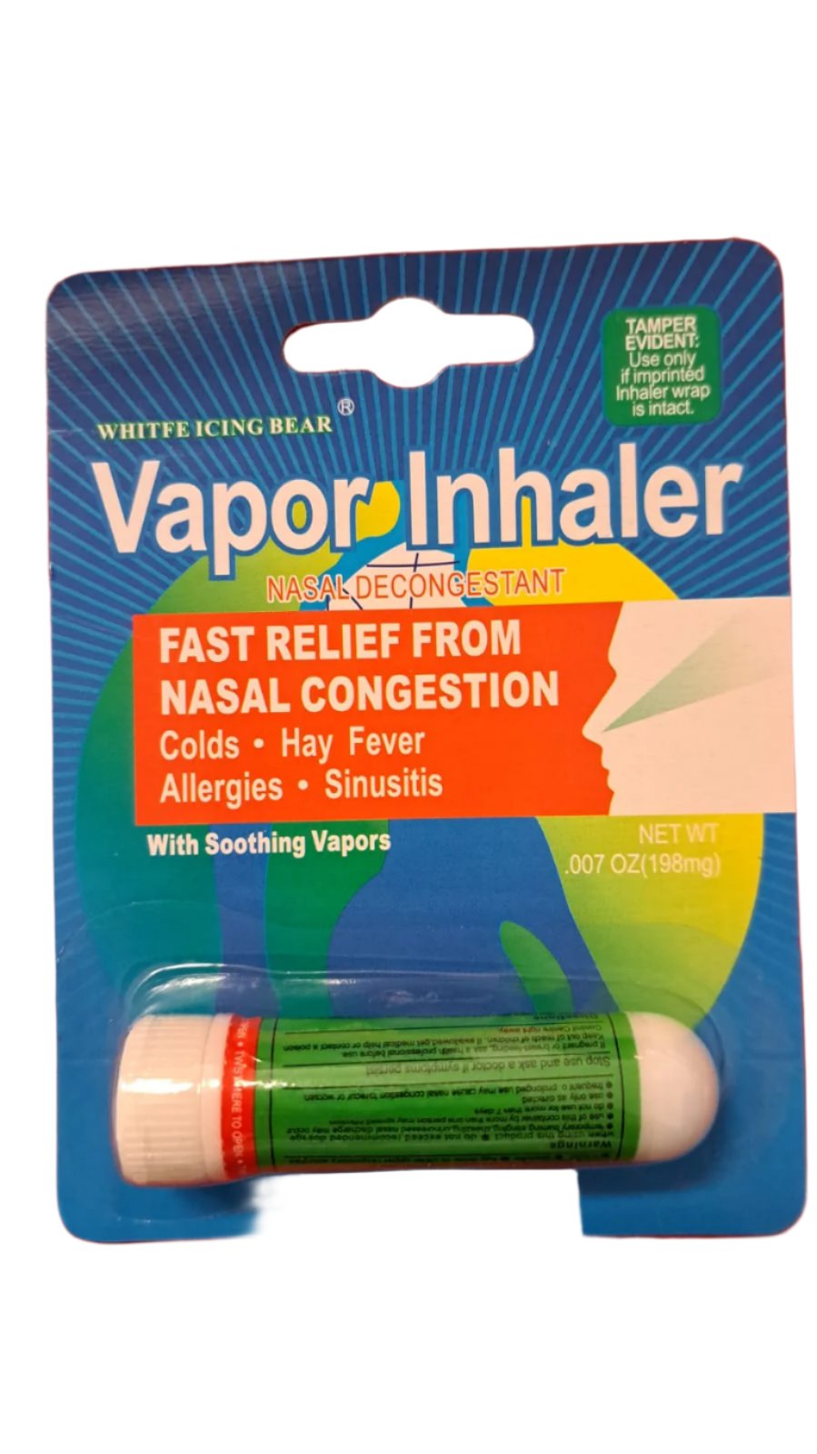 Vapor Inhaler Nasal Decongestant Fast Relief (12 in box) – Zoom-X ...