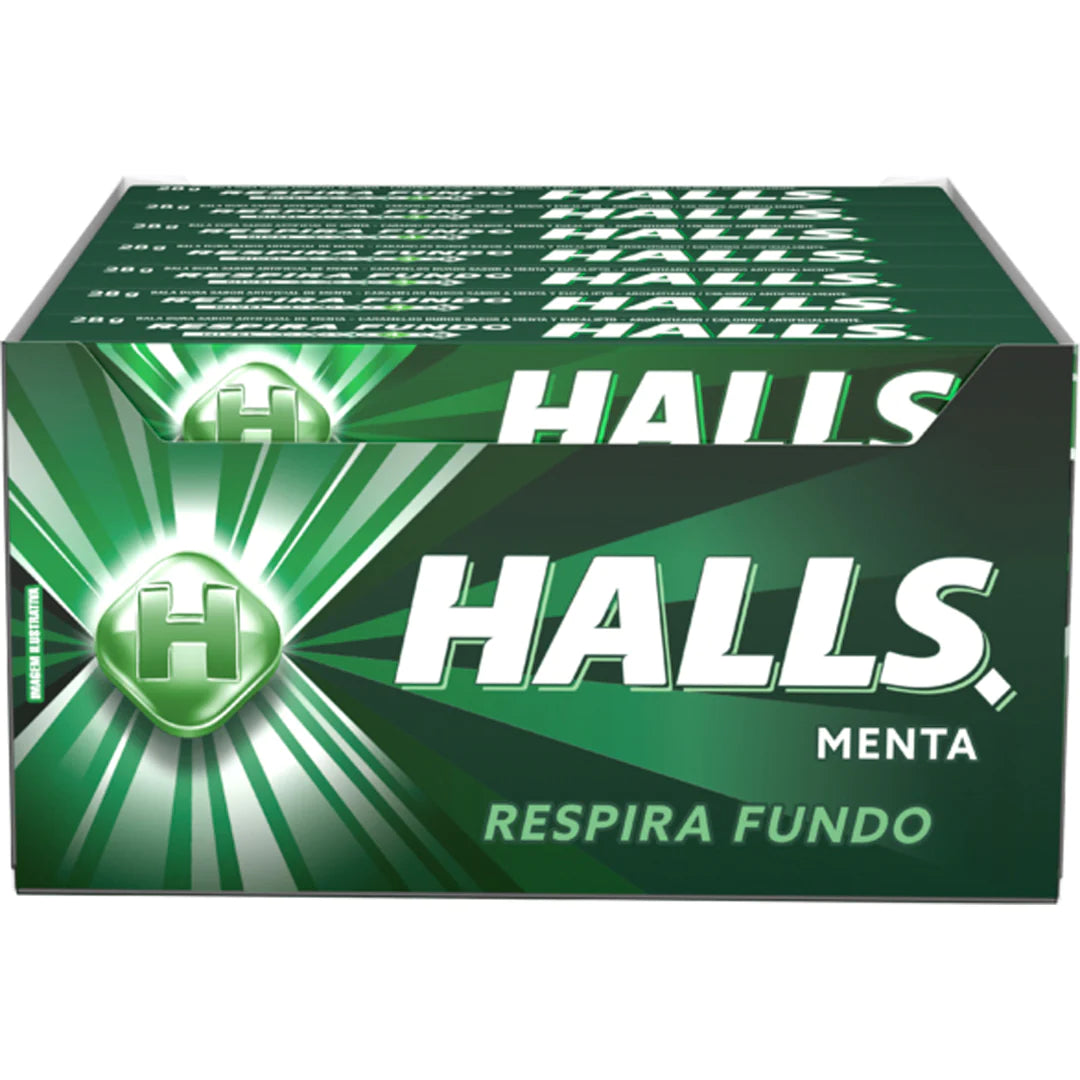 Halls Mint flavour (20 Units of 33.5g) – Zoom-X International