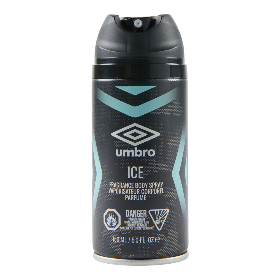 Umbro Ice Deodorant Body Spray, 150 ml – ZoomX International