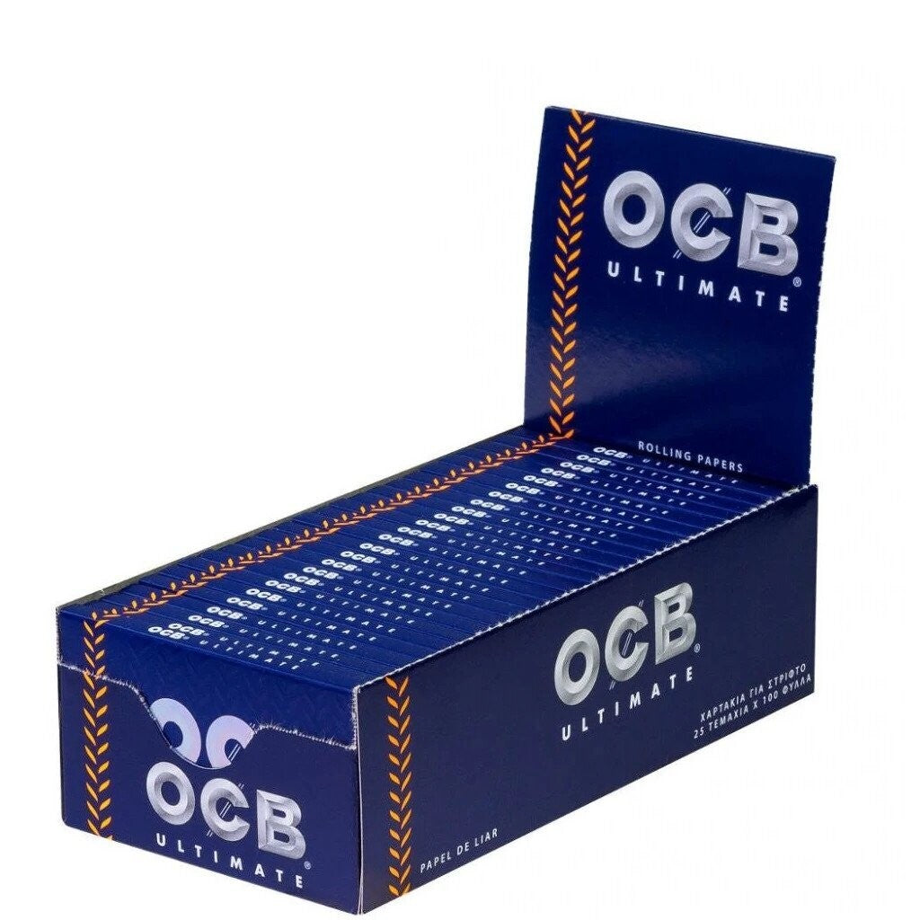 OCB Ultimate 1 1/4 Rolling Papers – 25x50 Pack Box – Zoom-X International