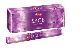 Sage Incense Sticks (20 Sticks/Tube, 6 Tubes/Box & Burns) – Zoom-X ...