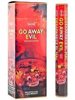 Go Away Evil Incense Sticks (20 Sticks/Tube, 6 Tubes/Box & Burns ...