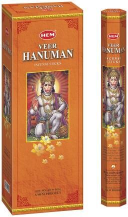 Veer Hanuman Incense Sticks (20 Sticks/Tube, 6 Tubes/Box & Burns ...