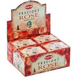 Hem Precious Rose Cones (10 Cones/ Pack, 12 Packs/ Display Box & Burns ...