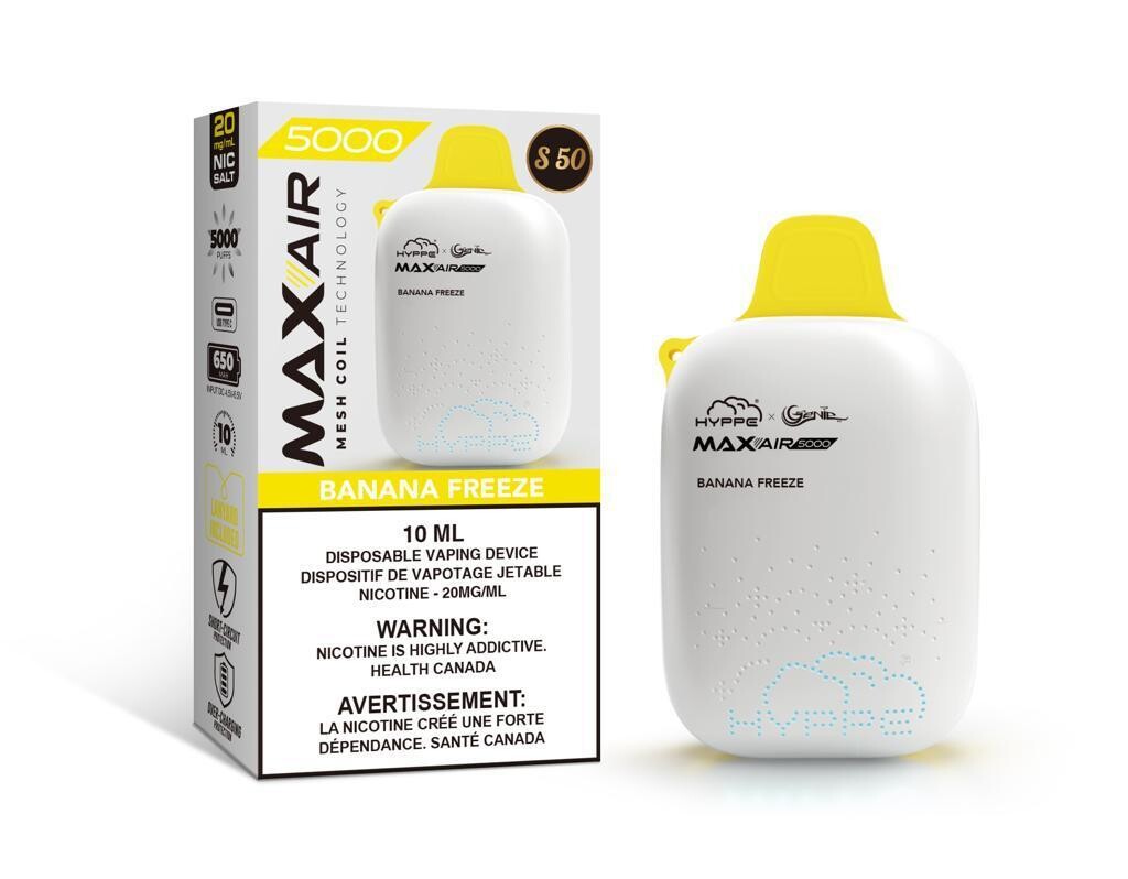 STAMPED HYPE GENIE MAX AIR 5000 DISPOSABLE 10ML – ZoomXInternational